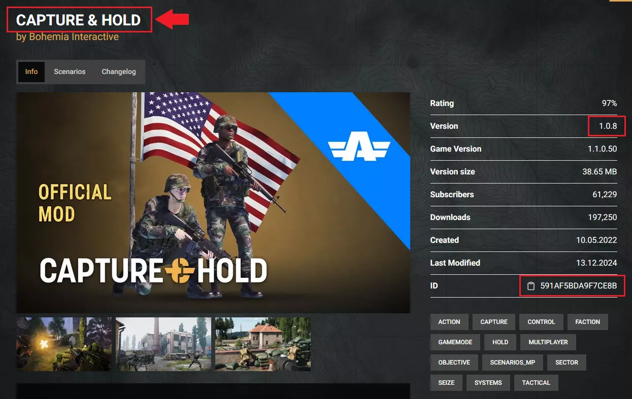How to add workshop scenarios to an Arma Reforger server - Knowledgebase - BisectHosting