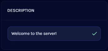 How to change the server description on a Palworld server - Knowledgebase - BisectHosting