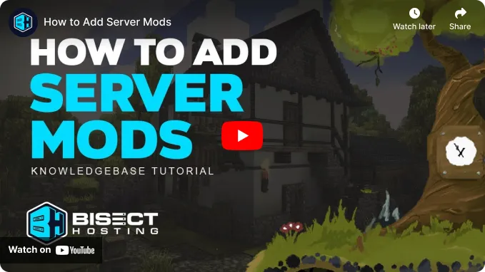 How to install mods on a Vintage Story server - Knowledgebase - BisectHosting
